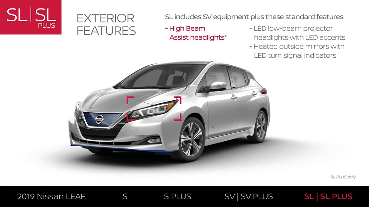 2019 Nissan LEAF Trim Comparison | Nissan USA
